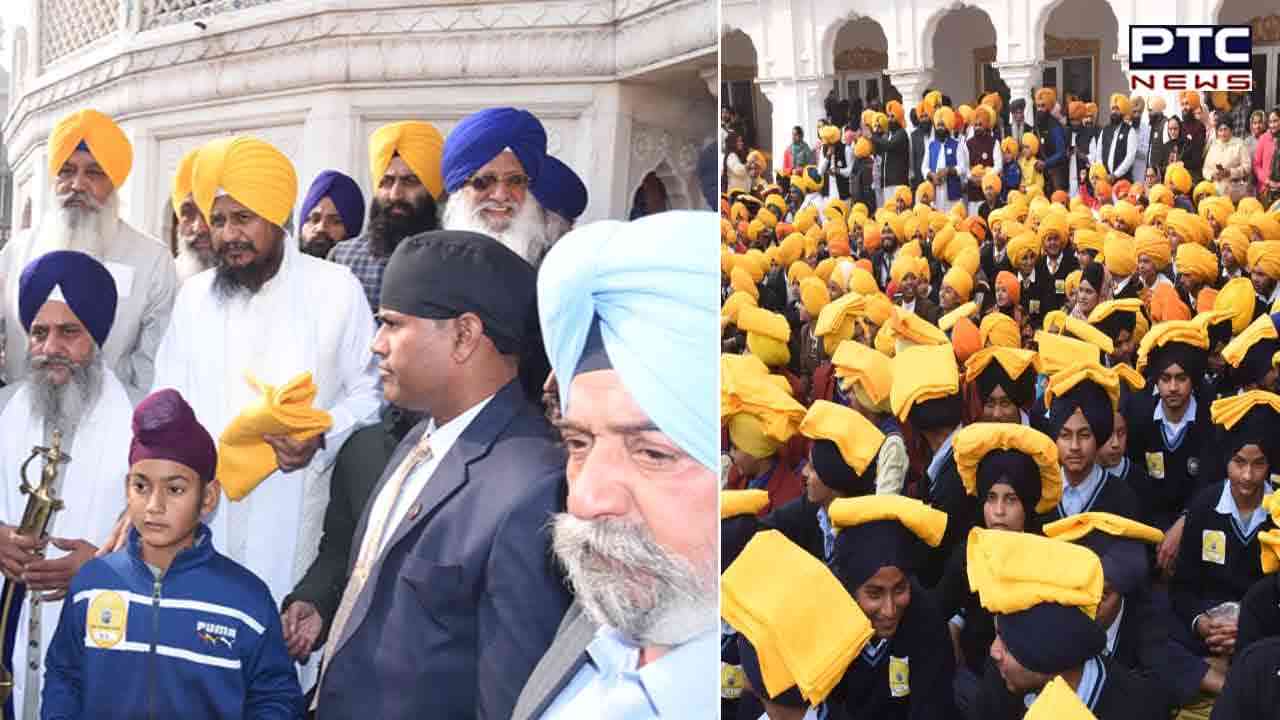 National Dastar Bandi Ceremony: 1,300 children take part in ceremony at ...
